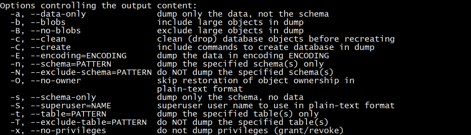 Postgresql Pgdump Ile Backup İşlemleri Veri Tabanı Eğitimleri